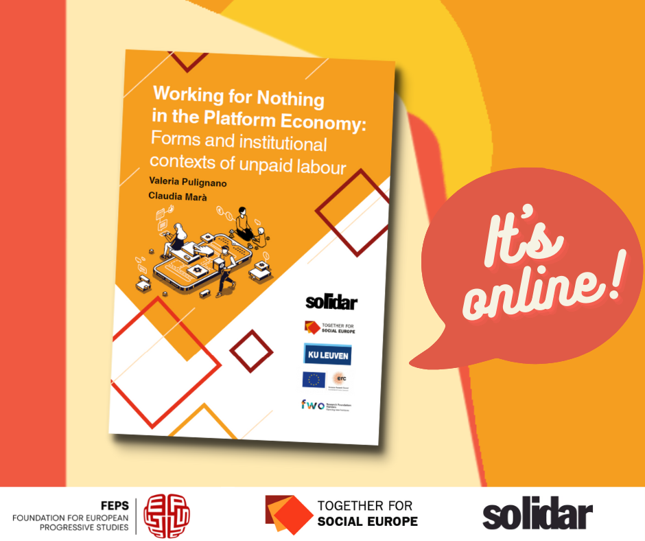 Working for nothing in the platform economy - Thematic Publication ...