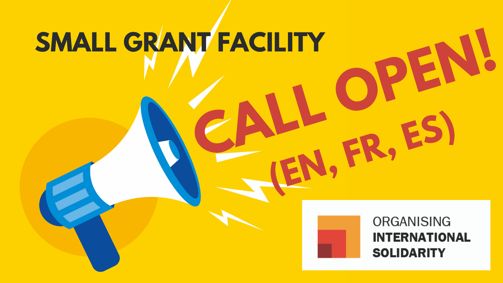 Small Grant Facility call for proposals 2021 - solidar.org